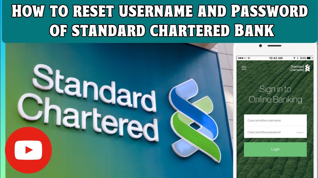 How to Rest Username and password of standard chartered Bank ...