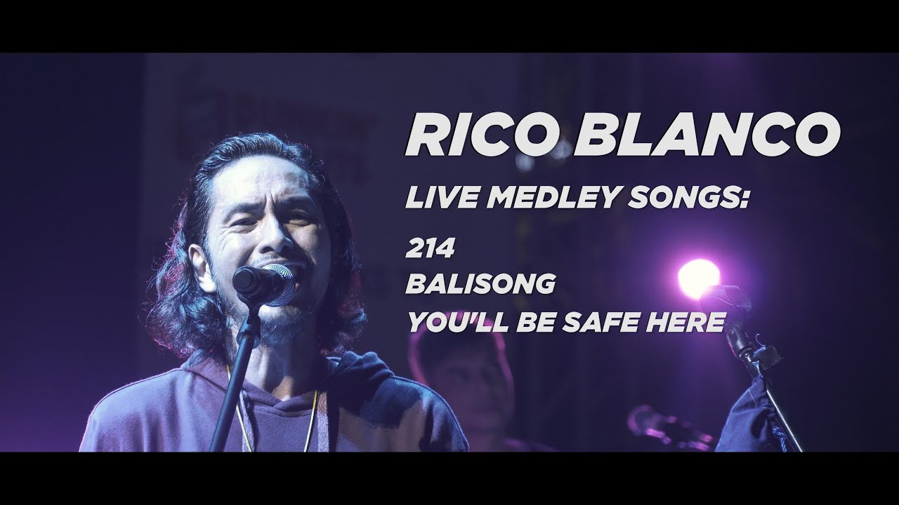 RICO BLANCO SONG MEDLEY LIVE 4K QUALITY - YouTube
