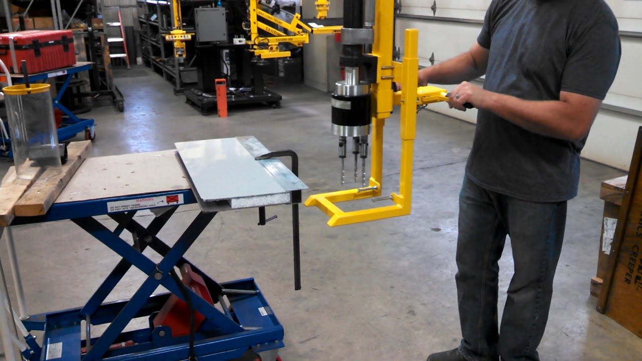 Torque Reaction Arm for Multi-Spindle Drill Fixture - YouTube