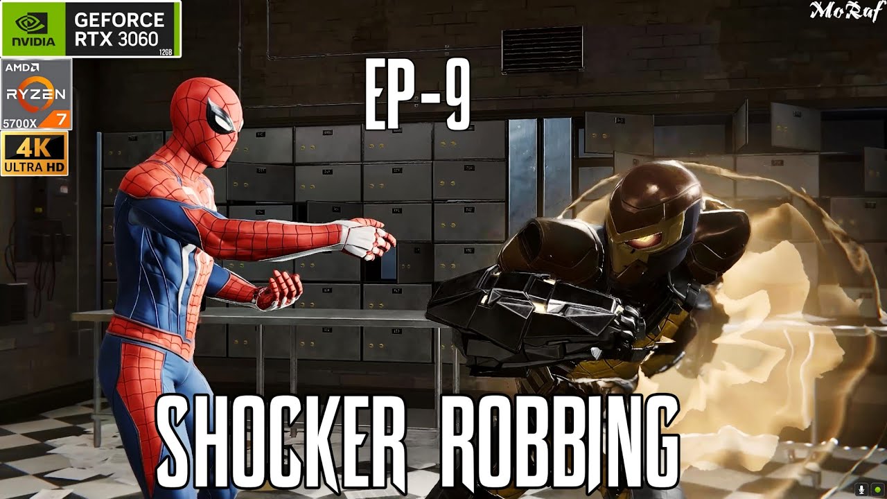 Shocker Bank Robbing | EP 9 | Marvel Spiderman Remastered | MoRaf | # ...