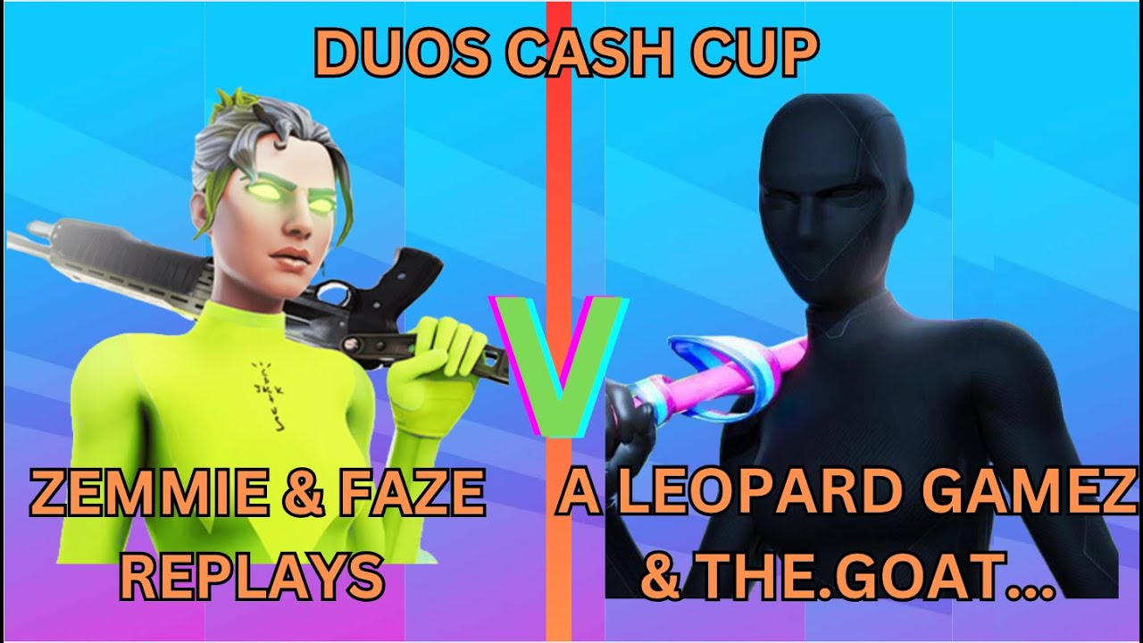 Fortnite Duos Cash Cup Against Zemmie & Faze Replays! - YouTube
