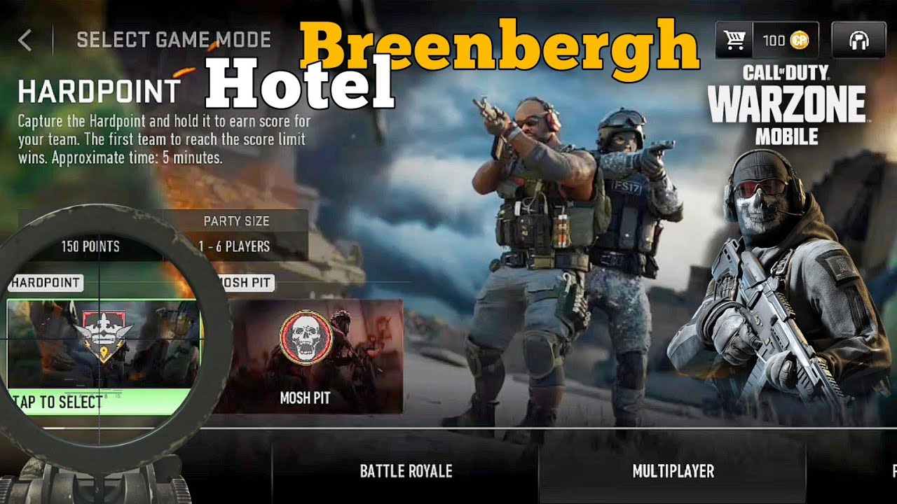Hardpoint - Team Deathmatch mode - Breenbergh Hotel map | CoD: Warzone ...