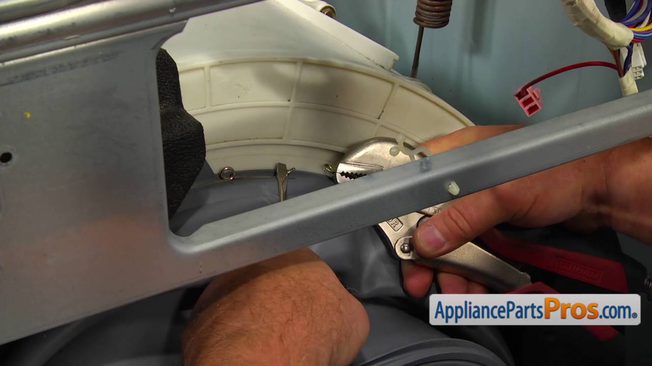 How To: LG/Kenmore Inner Door Boot Clamp 4861ER2001E - YouTube