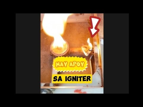 Gas stove may apoy sa ignition paano magrepair #DIY repair ...