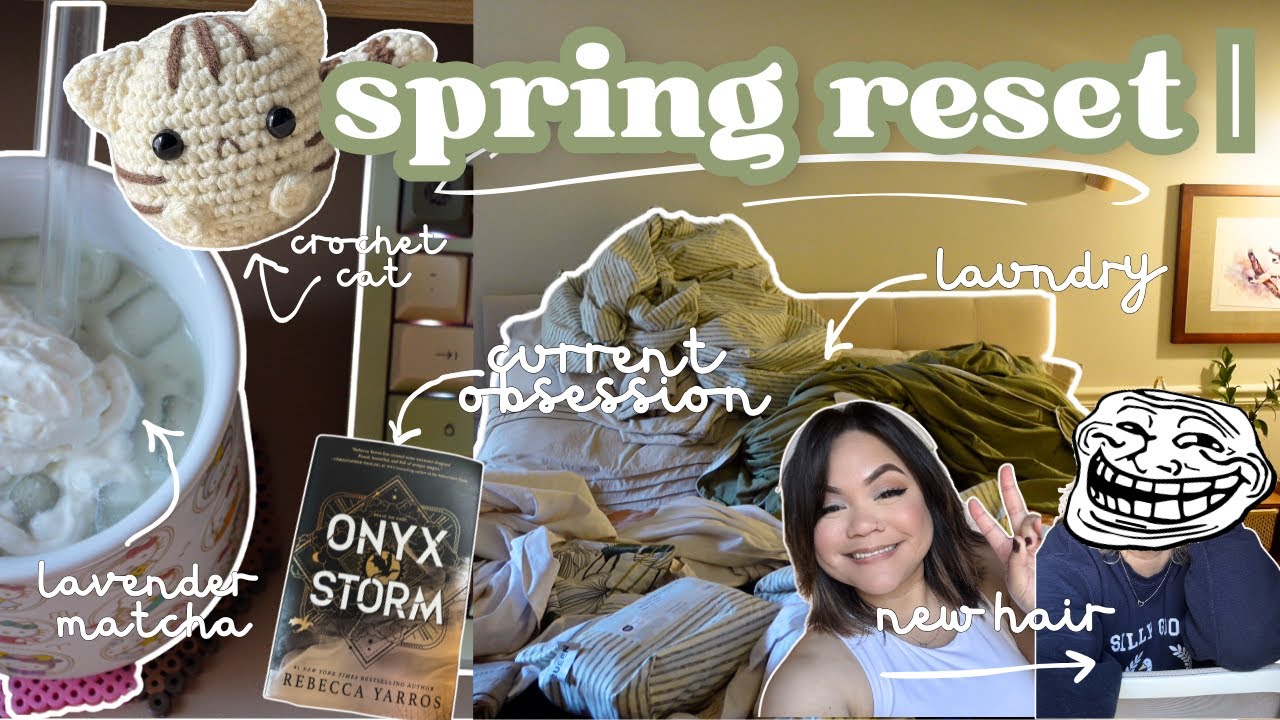 spring clean with me 🌸 declutter & refresh for a FRESH start! 🌸 ...