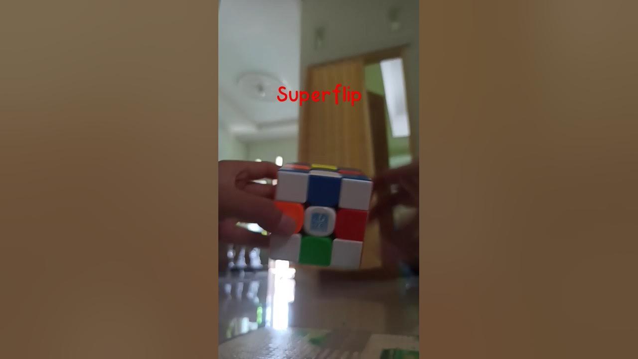How To Make Superflip Pattern Rubiks Cube Shorts Youtube
