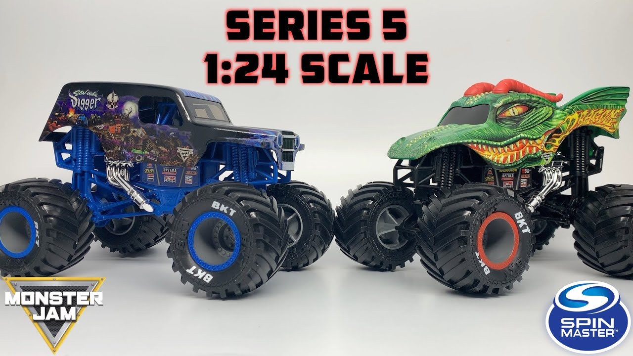 SPIN MASTER MONSTER JAM SERIES 5 | 1:24 SCALE - YouTube