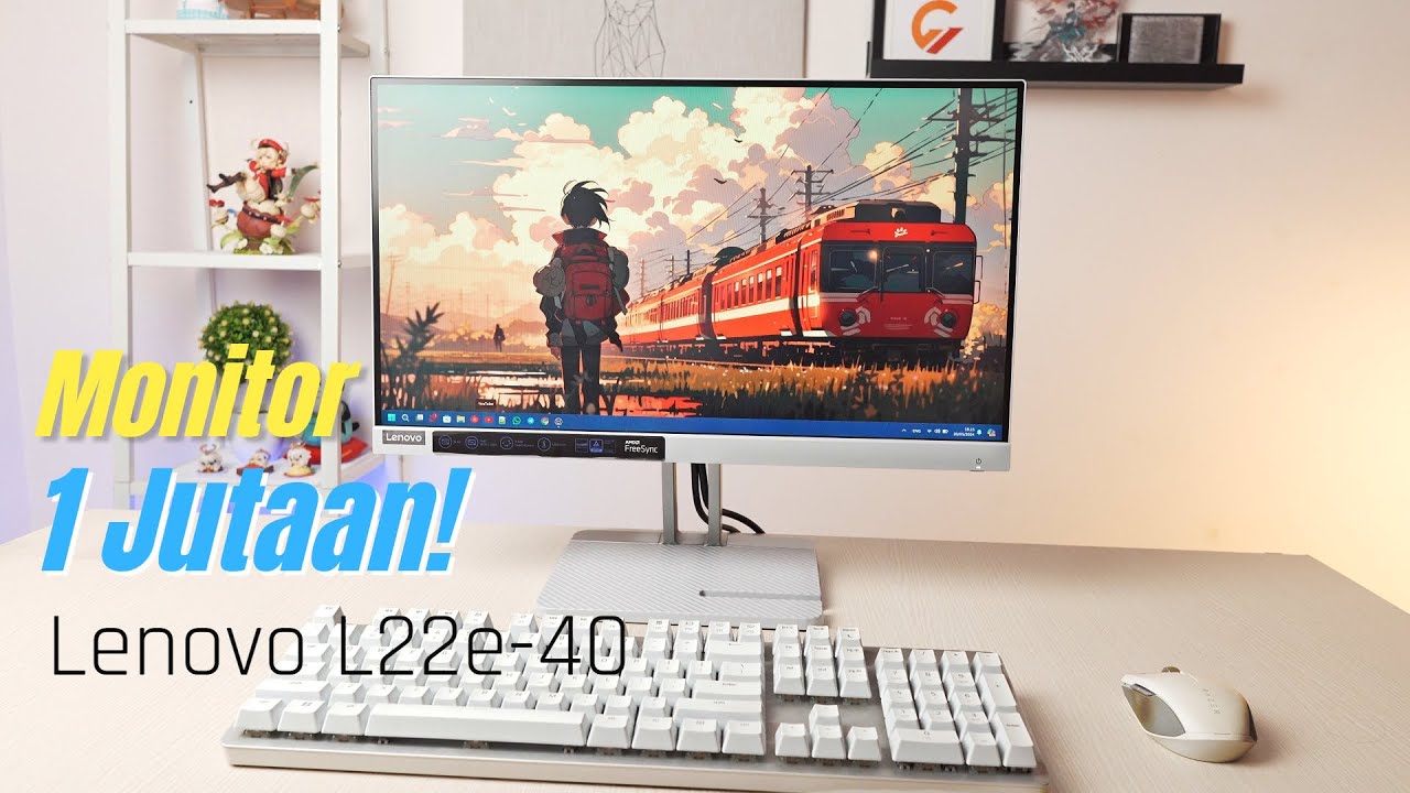 Review Lenovo L22e-40 - Monitor 1 Jutaan yang Nggak Neko-Neko - YouTube