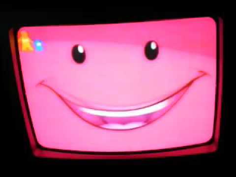 Nick Jr continuity face turns from pink to purple - YouTube
