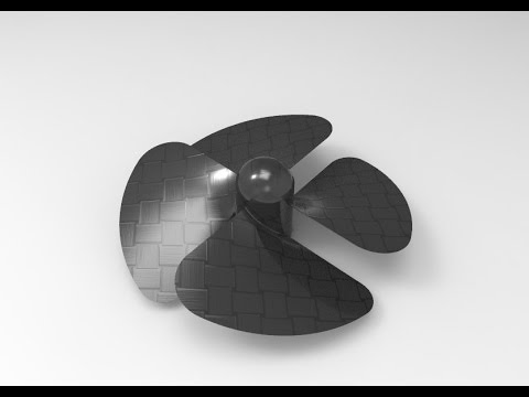 Fan blade design in Solidworks tutorial