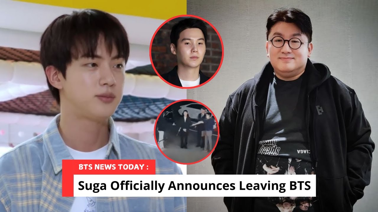 ARMY Shocked! Suga Left Without Saying Goodbye? HYBE And Jin Are ...