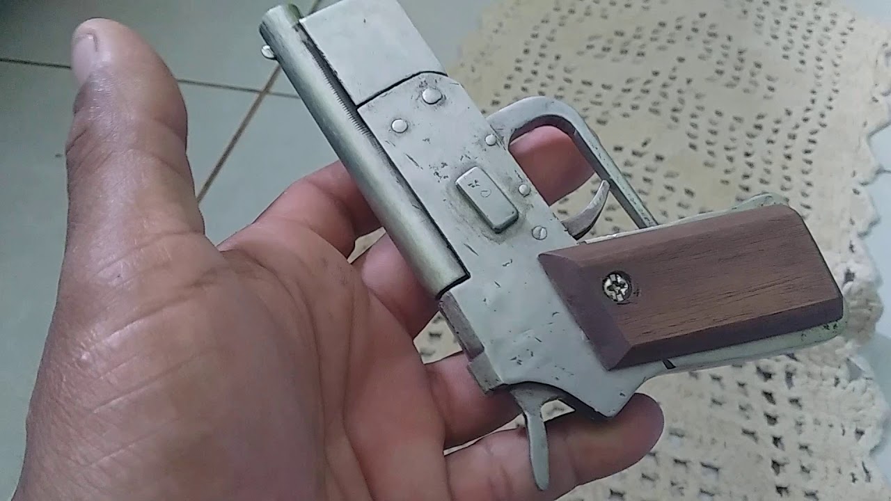 22 caseira de um tiro modelo pistola finalizada - YouTube