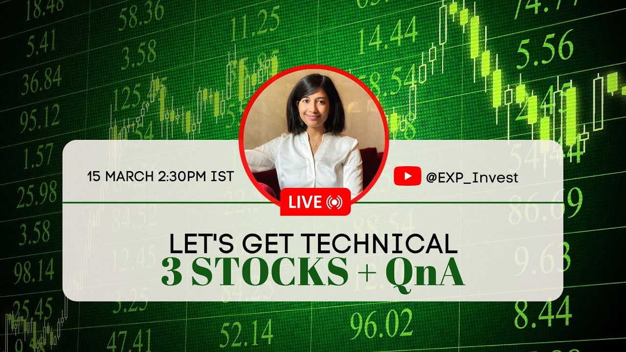 Live Analysis of Stock charts- KALYANKJIL, SBIN, IEX | Let's Get Technical Series - YouTube