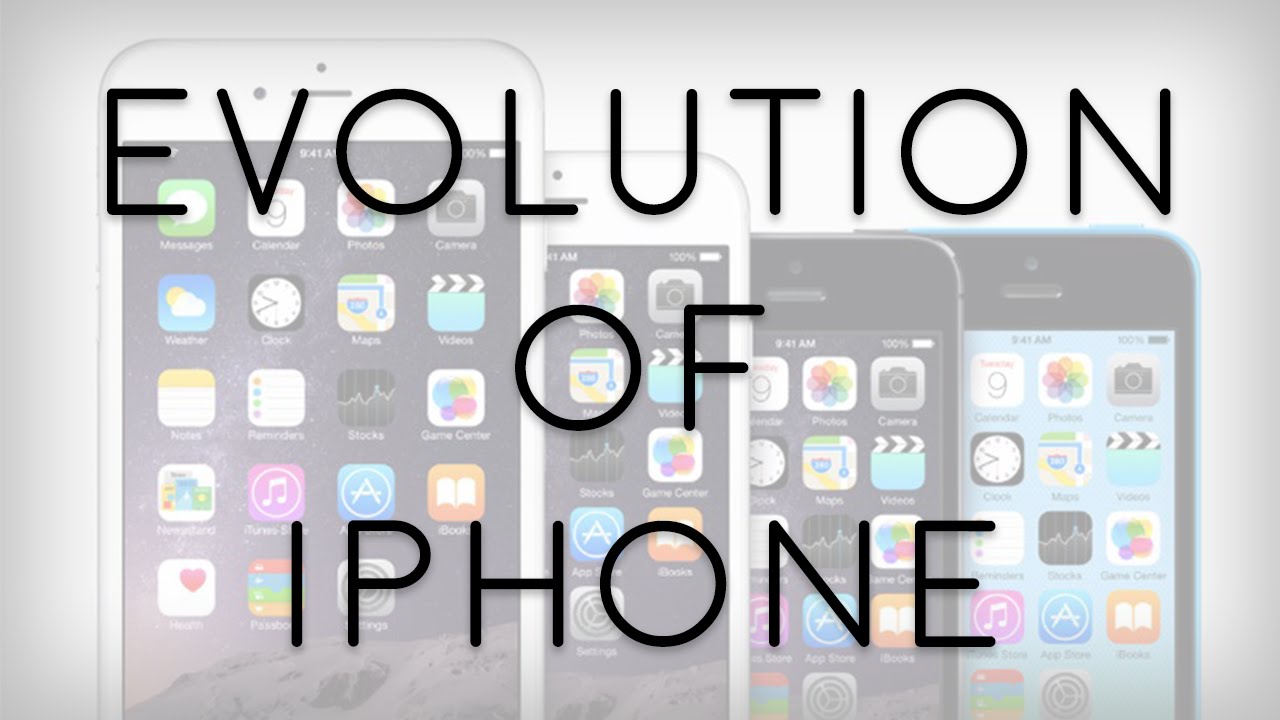 Evolution Of iPhone - YouTube
