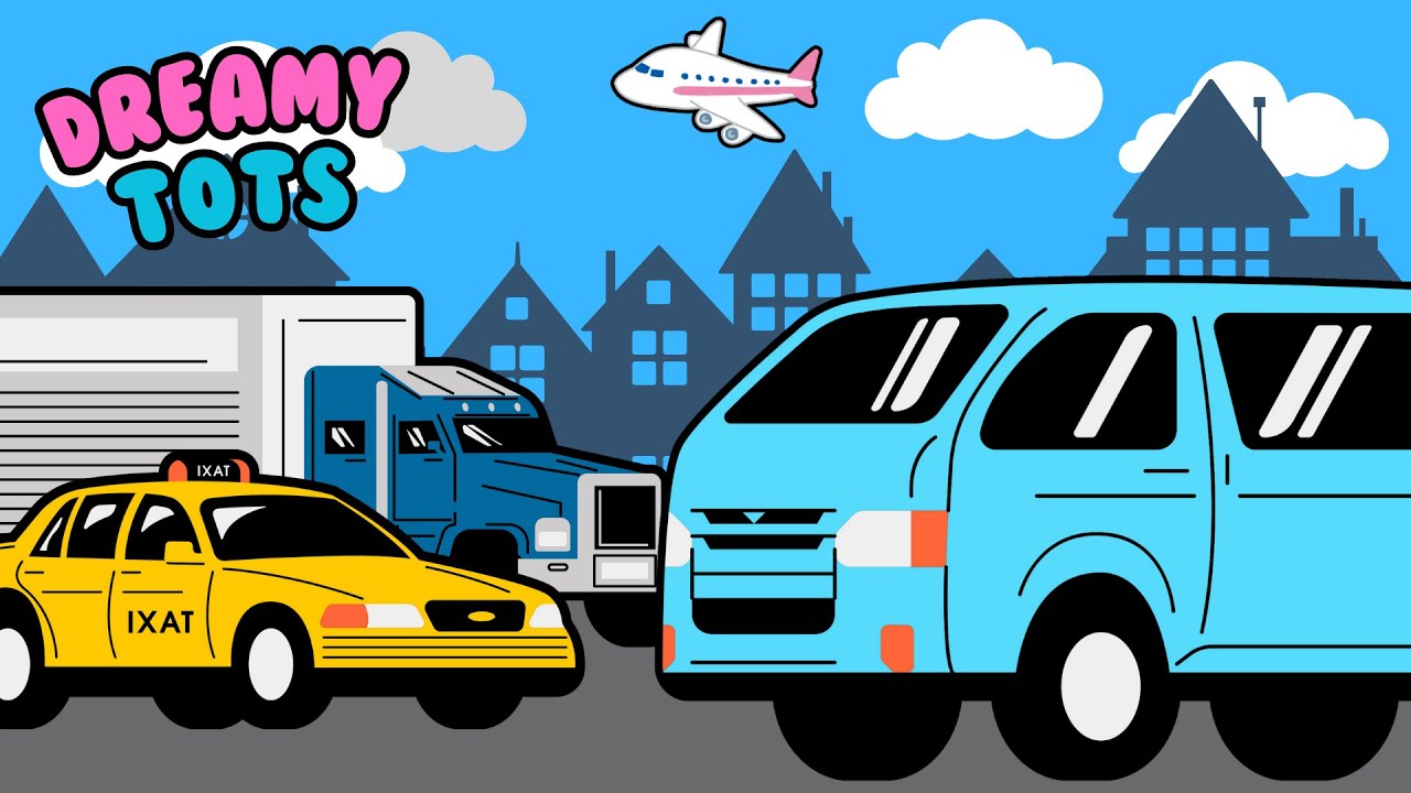 LEARN VEHICLES | LEARNING VEHICLES NAMES AND SOUNDS FOR KIDS | FUNNY ...