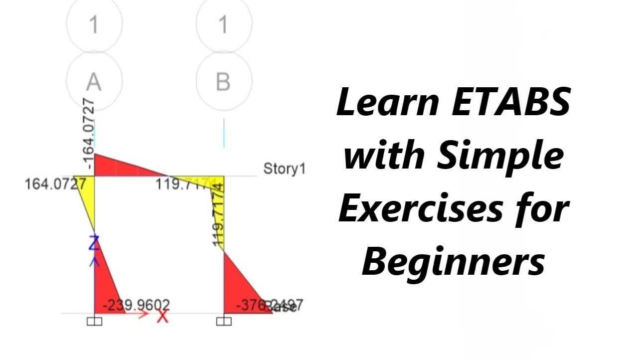 Learn ETABS with Simple Exercises for Beginners - YouTube
