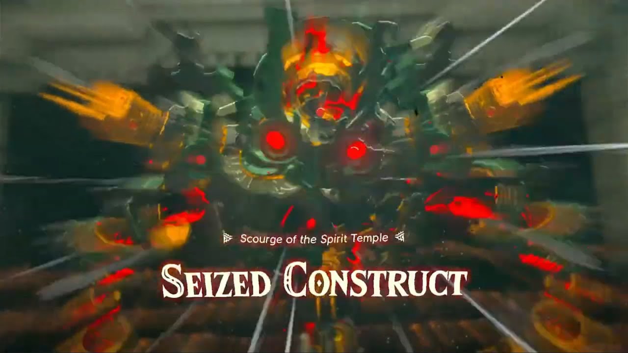 Zelda TOTK, 5th sage Boss, seized construct - YouTube