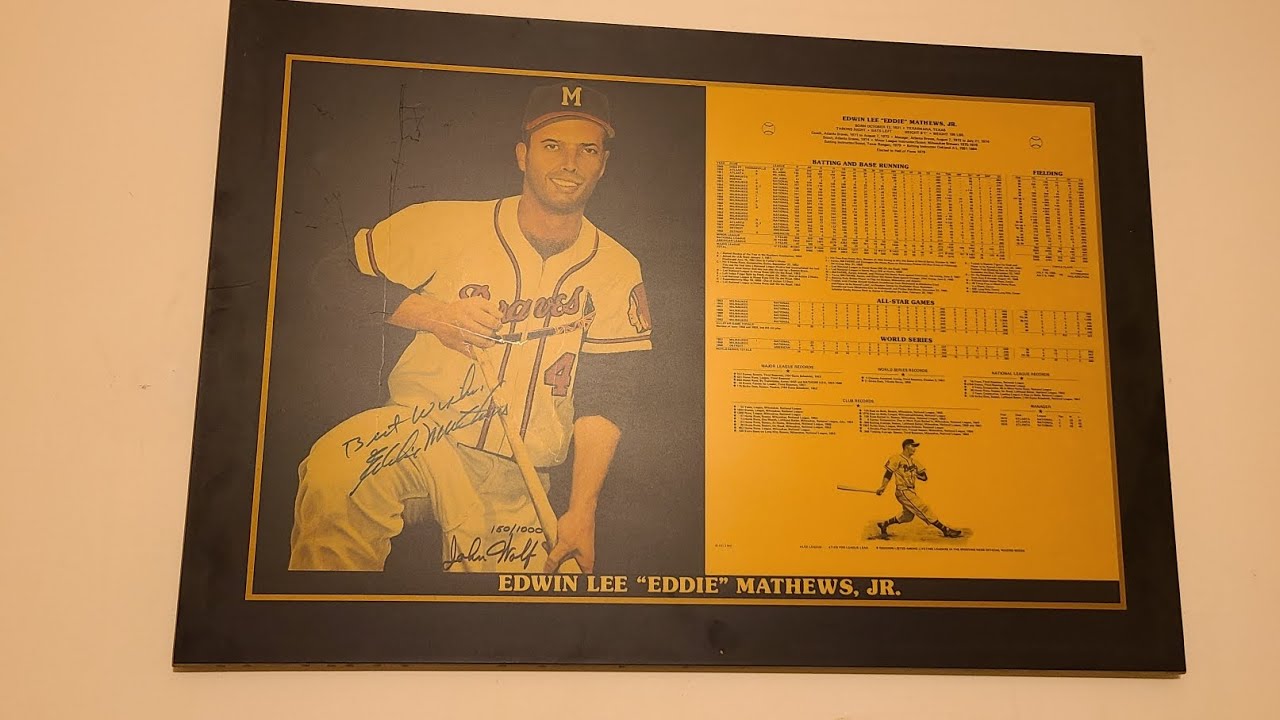 1957 World Series - The Redemption of Eddie Mathews. - YouTube