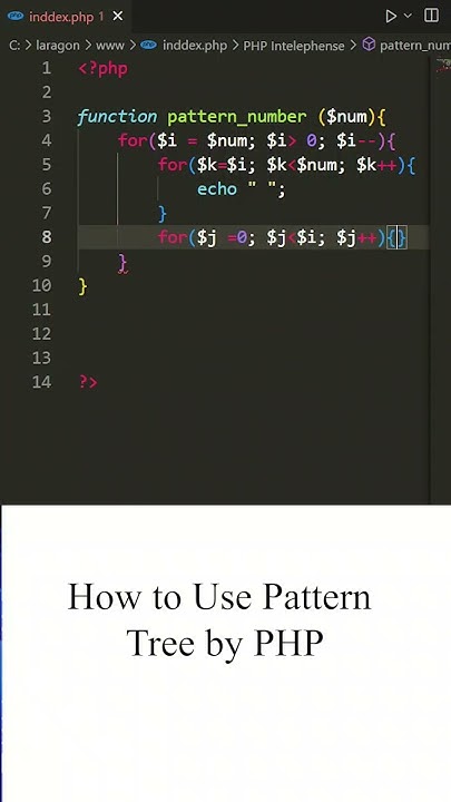 How to Use Pattern Tree by PHP || #php_interview #shortsfeed #shortsviral #shorts #youtubeshorts ...