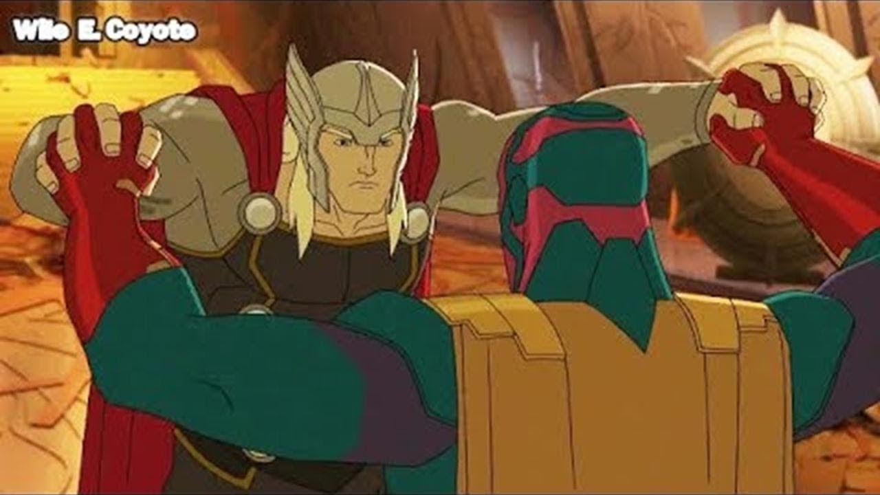 Thor vs Vision ♦ Los Vengadores Unidos T03E15 ♦ Español Latino - YouTube