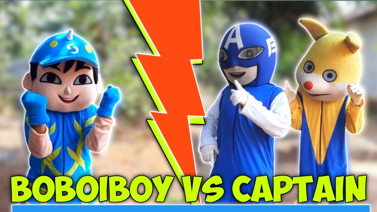 Drama Badut Lucu Boboiboy & Captain Amerika Mencari Kepala Kukuma ...