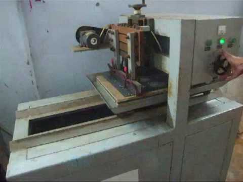 Hairline Brush Finishing Machine - YouTube