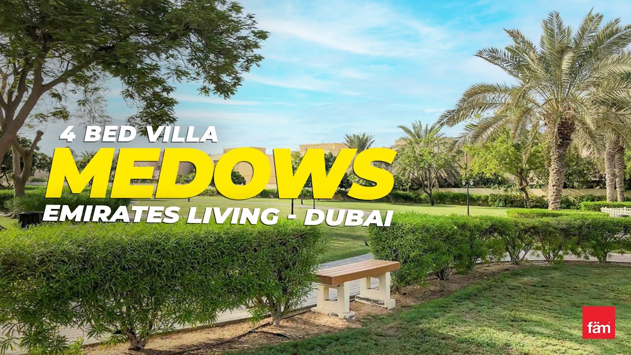 4 Bedroom Villa in Meadows 2, Emirates Living, Dubai - YouTube