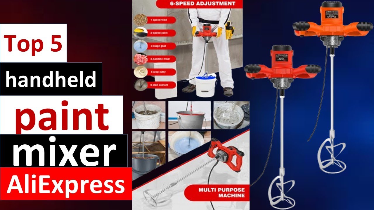 Top 5 Best handheld paint mixer in 2025 on AliExpress - YouTube