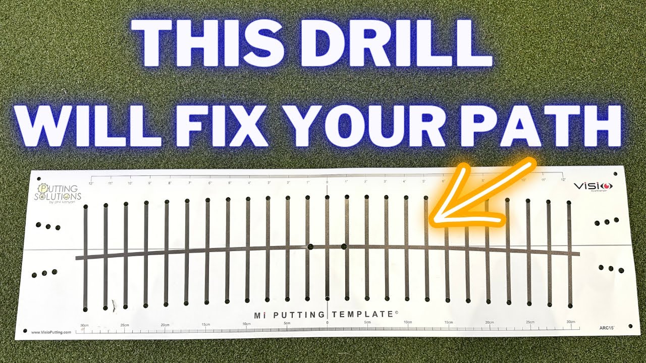 DO THIS PUTTING DRILL FOR THE PERFECT PUTTER PATH - YouTube