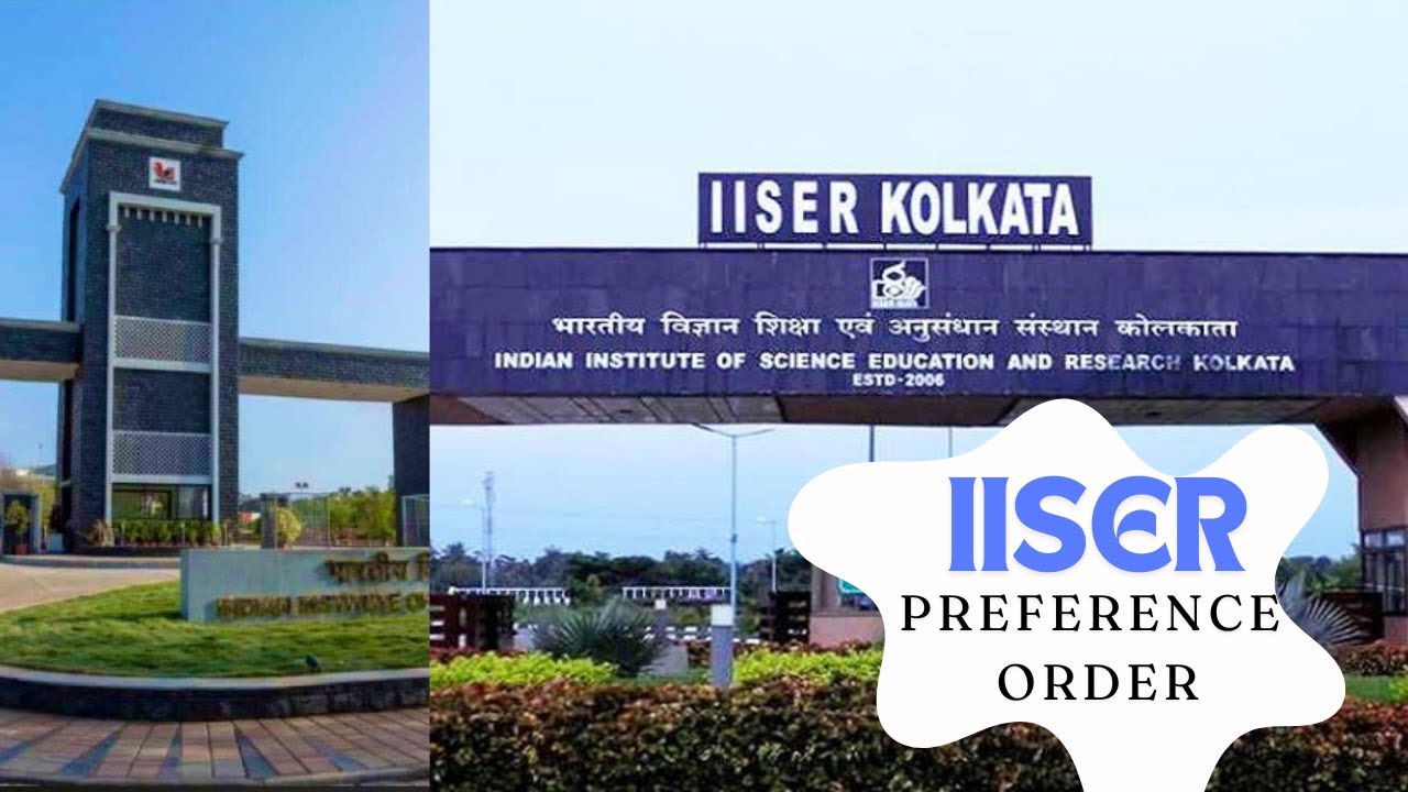 IISER preference order - YouTube