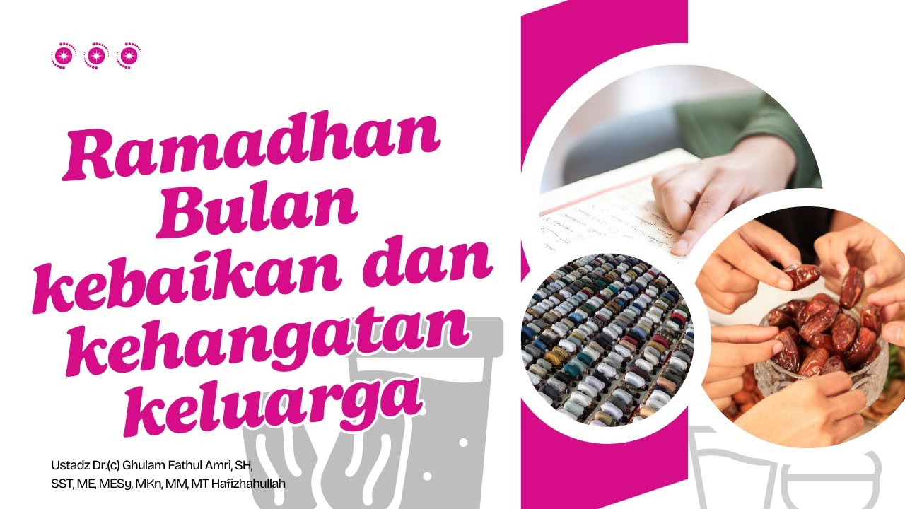 Ramadhan Bulan kebaikan dan kehangatan keluargaMasjid Muttaqin Ngoro ...