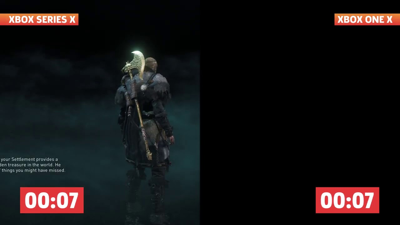 Xbox series X load time vs Xbox one Load times - YouTube