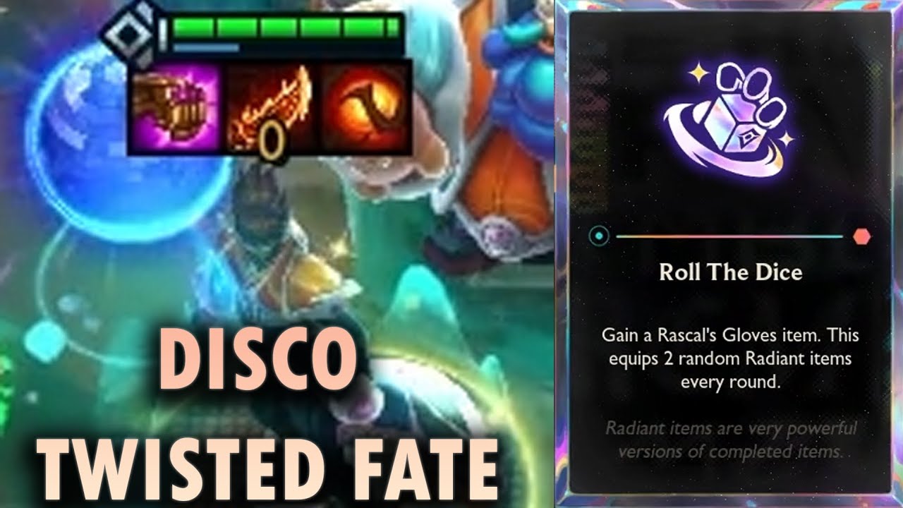 DISCO TWISTED FATE THE BEST COMP TO TAKE TOP4| TFT THE BEST COMP SET 10 ...