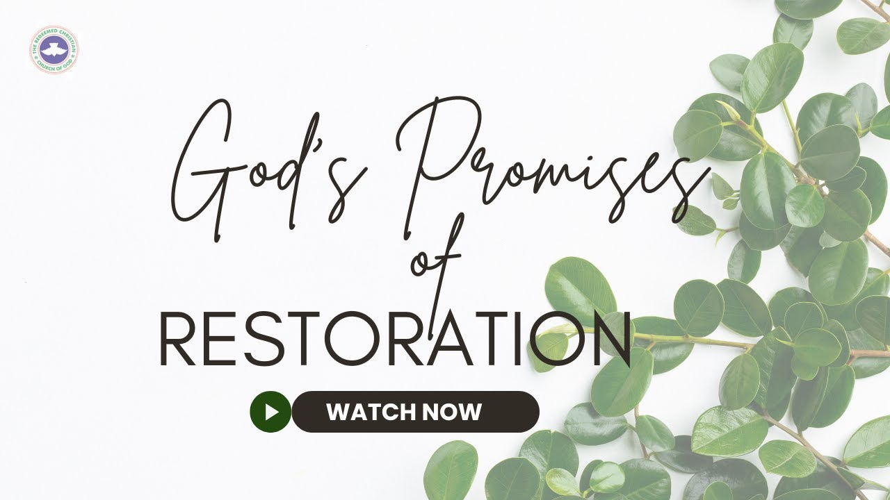 Sunday Service Live | God's Promises of Restoration - YouTube