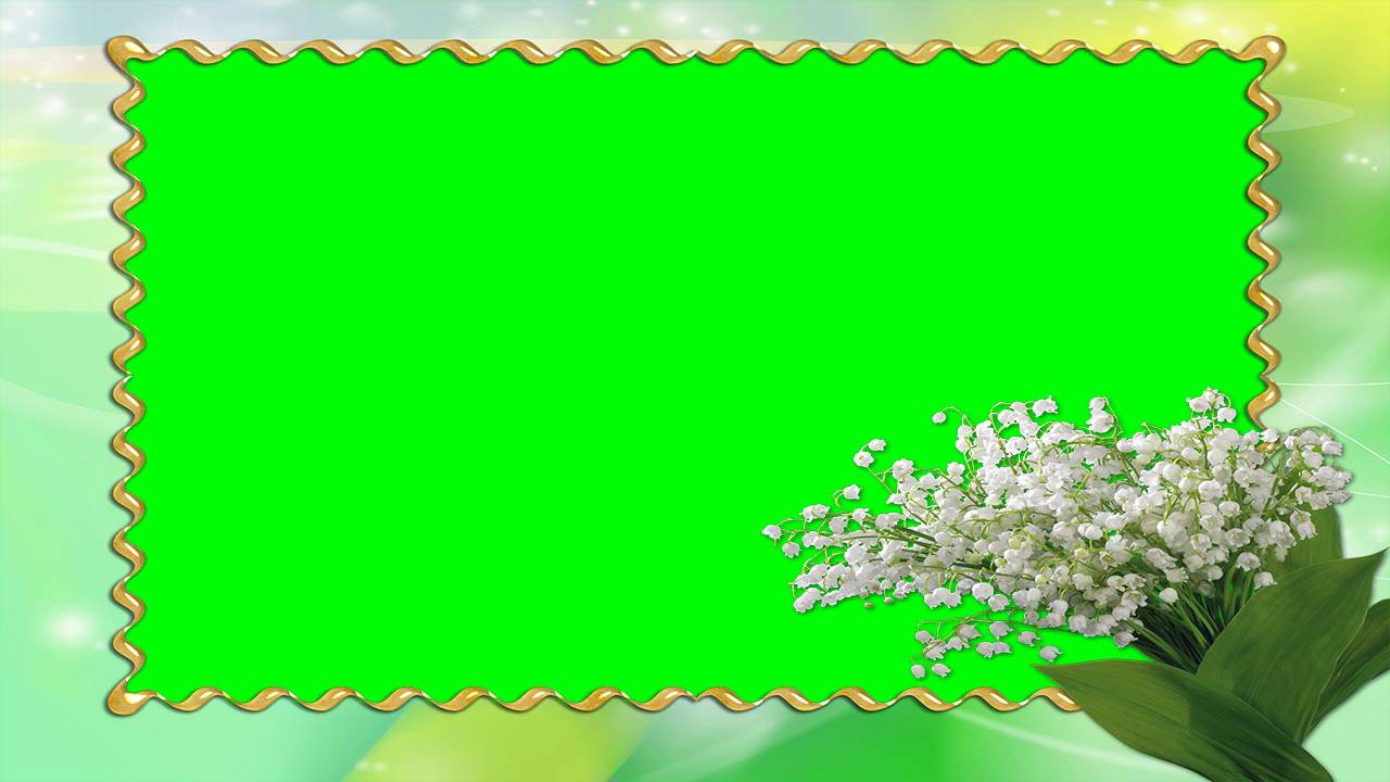 Nice Photo Frame Green Screen Video Free for Editing 4 - YouTube