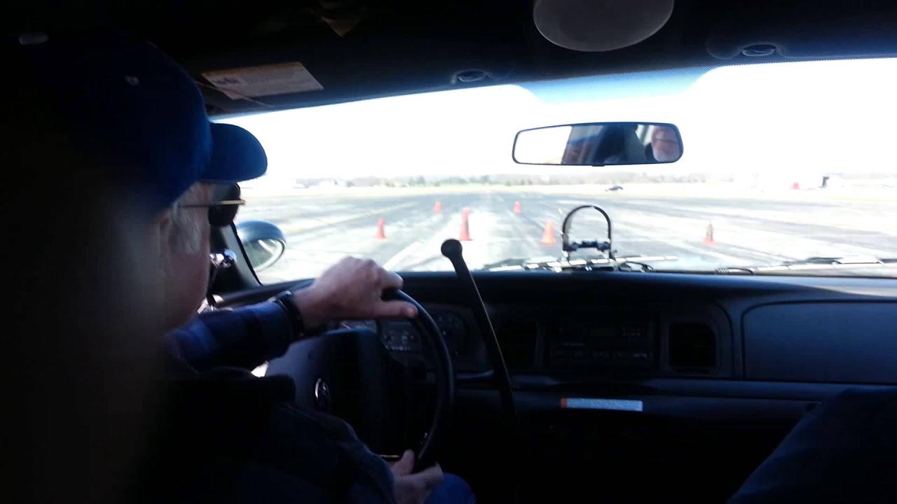 Driving through the Police Course!! - YouTube