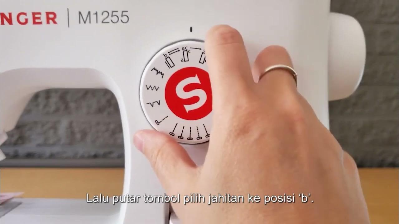 Cara Menggunakan Sepatu Lubang Kancing SINGER® M1255 - YouTube