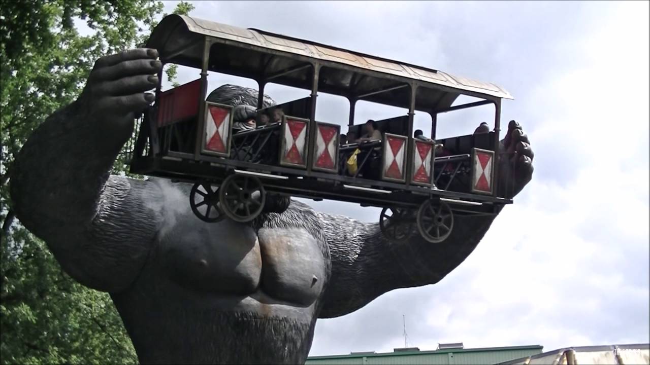 Bobbejaanland King Kong 2016 - YouTube