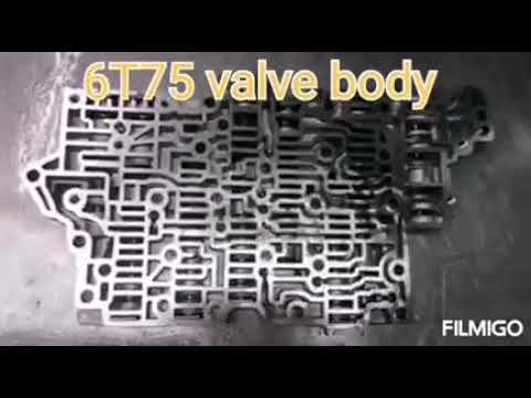 6T75 valve body check balls location - YouTube
