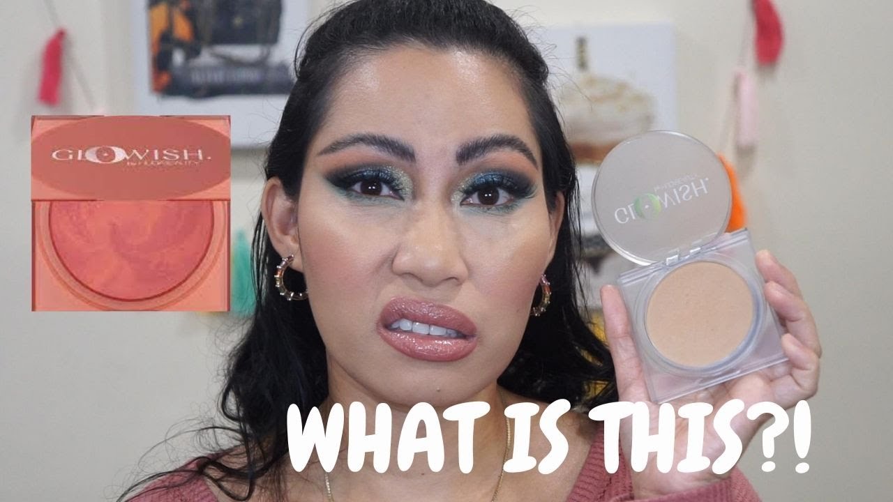 NEW! GLOWISH HUDA BEAUTY LUMINOUS PRESSED POWDER AND CHEEKY VEGAN ...