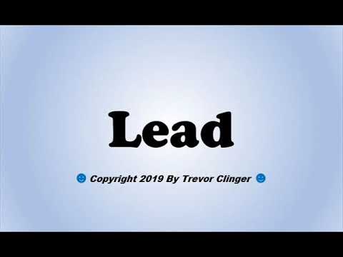 How To Pronounce Lead (Element On The Periodic Table) - YouTube