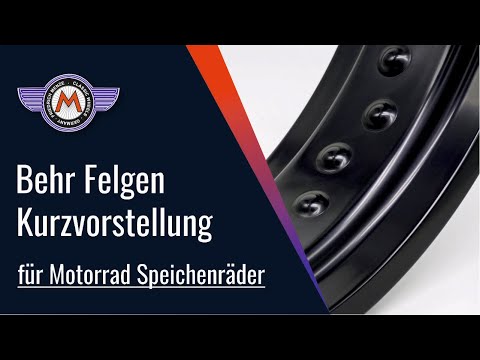 Behr Felgen für Motorrad Speichenräder