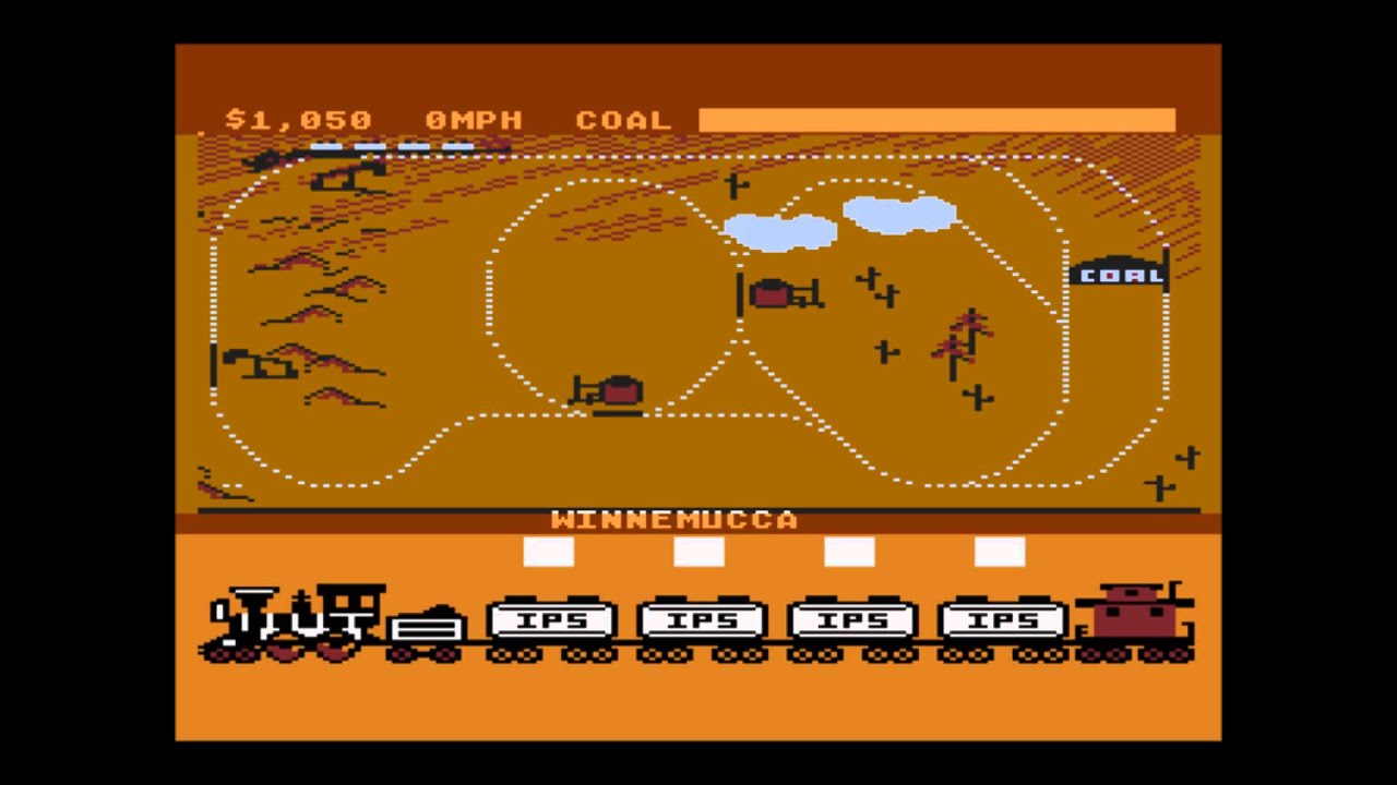 Trains for the Atari 8-bit family - YouTube