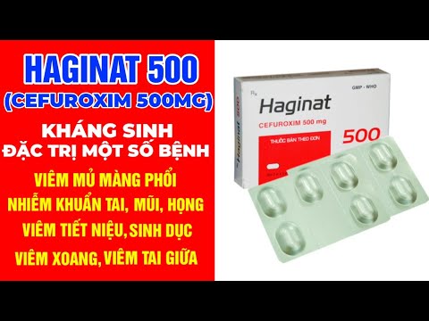 Haginat 500 - Cefuroxim 500 - Thuốc Haginat 500 Kháng Sinh Điều Trị Các ...
