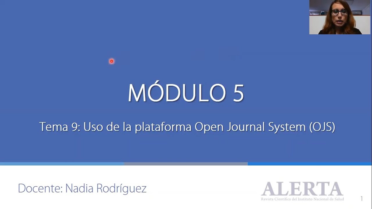 Tema 9 Uso de la plataforma Open Journal System OJS - YouTube