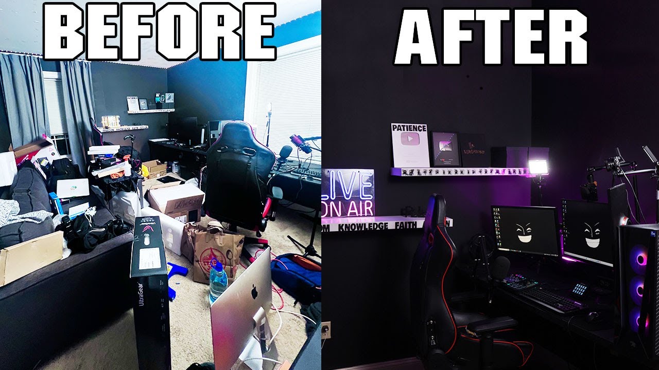 Transforming My Messy Room Into My Dream Room! - YouTube