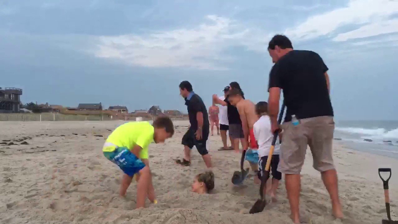 Time lapse sand burial at Ocean Beach NY. - YouTube