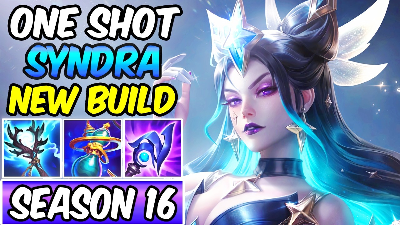 NEW BUILD - SEASON 16 SYNDRA MID ONE-SHOT NEW ITEMS | Syndra Build ...