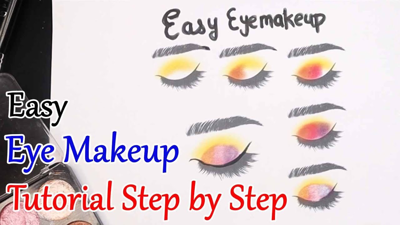 Basic & Easy Halo Eye makeup Tutorial | How to Do Eye makeup at Home ...