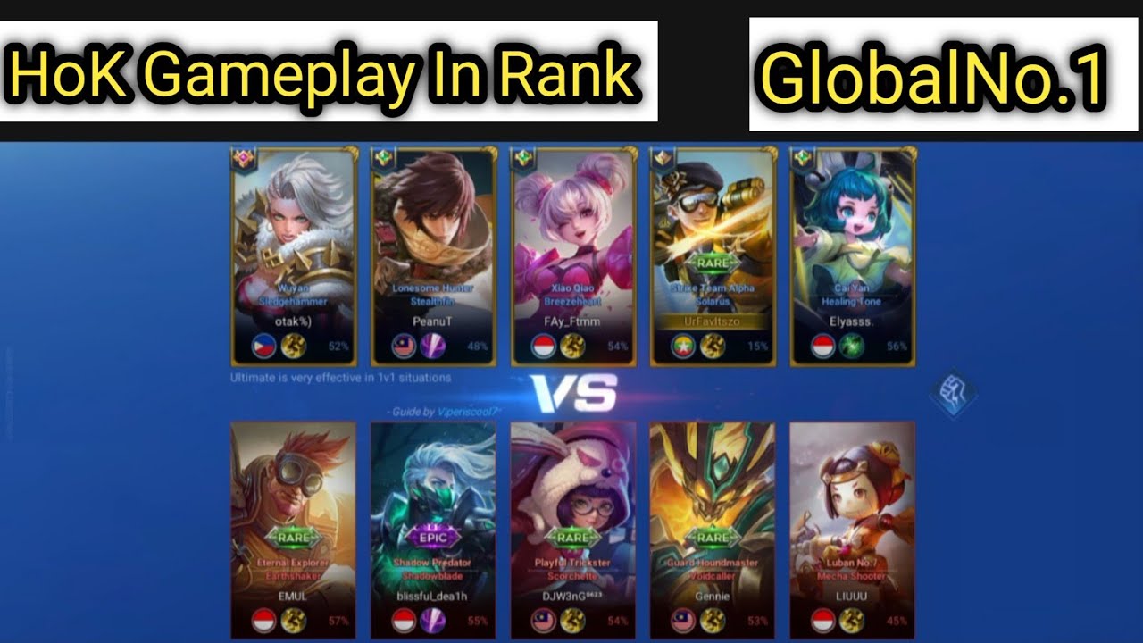 How to play HOK / Hok game play in rank #honorofkings #hok # ...